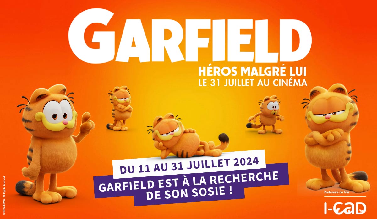 Le Fichier National I-CAD, partenaire du film « Garfield : Héros malgré ...