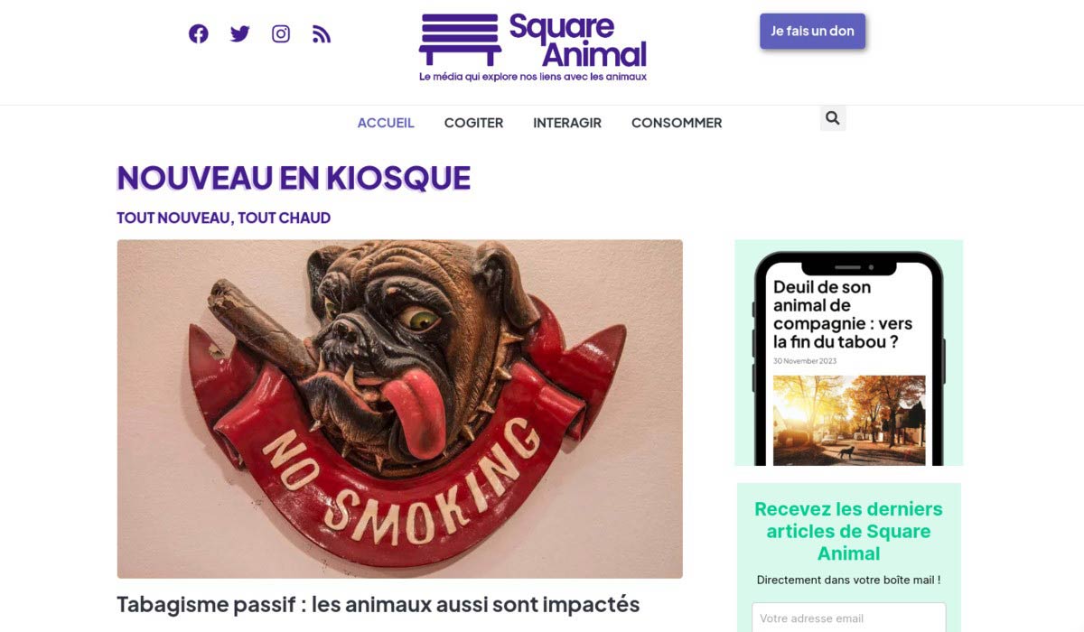Square Animal, le média qui explore nos liens avec les animaux ⋆ Savoir ...